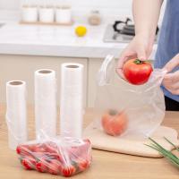 China Flat Bottom Freezer Bags On A Roll for sale