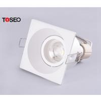 China DC12V 7W Square COB LED Downlight Anti Glare Fixed Recessed Ceiling Light 85x85mm for sale