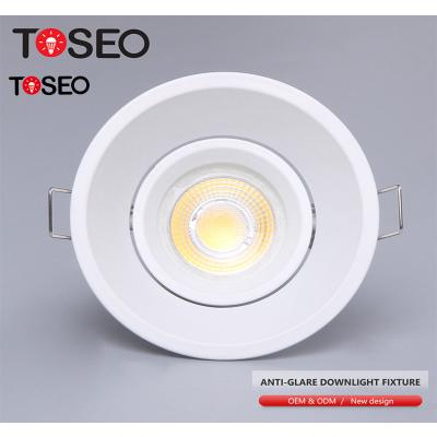 Cina Dimagrisca 85mm tagliano Downlights, plafoniere profonde del salone del nero della tazza in vendita