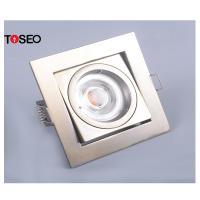 China Die Cast Aluminum Square Recessed Ceiling Light 12V 220V GU10 98x98mm RoHS for sale
