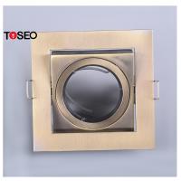 China Die Cast Aluminum Square Recessed Ceiling Light 12V 220V GU10 98x98mm RoHS for sale