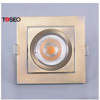 China Die Cast Aluminum Square Recessed Ceiling Light 12V 220V GU10 98x98mm RoHS for sale