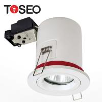 China BS476 Fire Rated Recessed LED Downlight 75mm Cutout 12V-220V Dimmable for Indoor Ceiling for sale