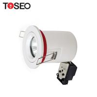 China BS476 Fire Rated Recessed LED Downlight 75mm Cutout 12V-220V Dimmable for Indoor Ceiling for sale