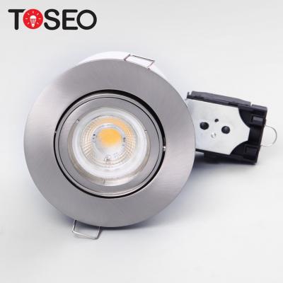 Cina 240 Volt Trimless Fire Rated Downlights For Kitchen Hotel Lighting in vendita