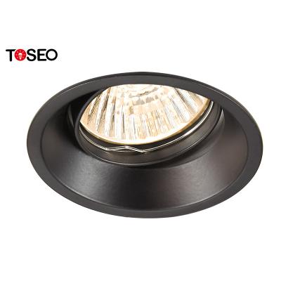 Cina Riflettore anabbagliante della tazza profonda nera che alloggia giro esile LED Downlight in vendita