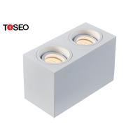 China Square Surface Mounted Downlight GU10 Adjustable Ceiling Spotlight 200x100mm 220V for sale