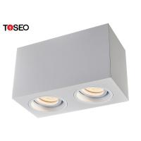 China Square Surface Mounted Downlight GU10 Adjustable Ceiling Spotlight 200x100mm 220V for sale