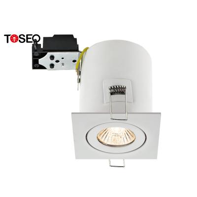 Cina White Recessed Fire Rated Downlights GU10 Die Casting Alu 220V in vendita