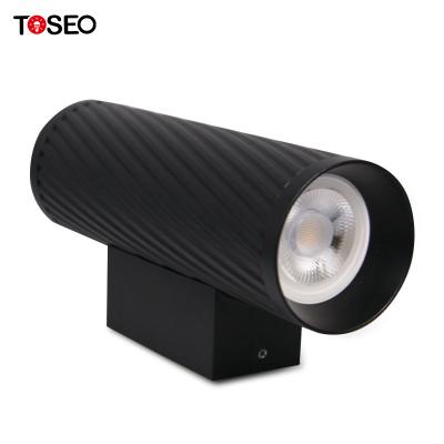 Cina Riflettore montato di superficie GU10 di alluminio nero regolabile Downlights del cilindro in vendita