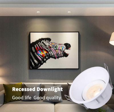 中国 IP20 Gu10はオフィスのEmbededの取付けのための天井Downlightを引込めた 販売のため