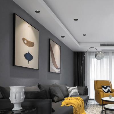 Cina GU5.3 Round Black Adjustable LED Downlight Anti Glare IP 20 in vendita
