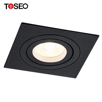Cina Office Led Square 92mm Recessed Downlight Fixtures Adjustable Gu10 Spotlight in vendita