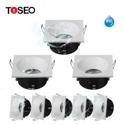 Cina L'alloggio del riflettore del montaggio messo colata del dado Gu10 Downlight del quadrato incornicia la prova messa dell'acqua in vendita