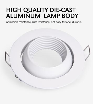 Cina il giro bianco di 5w 6w 7w ha messo le lampade regolabili del riflettore della struttura MR16 GU10 LED della plafoniera del LED in vendita