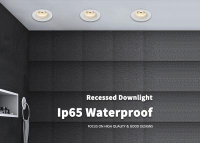 China IP65 de zwarte Witte Schijnwerpers AC 220 van het Badkamersplafond - 240V Goedgekeurde RoHS Te koop