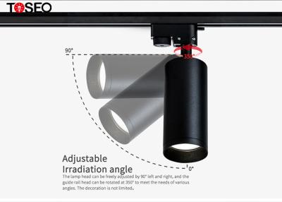 Cina La pista del soffitto della galleria LED di TOSEO accende regolabile 360 gradi muore fusion d'alluminio in vendita