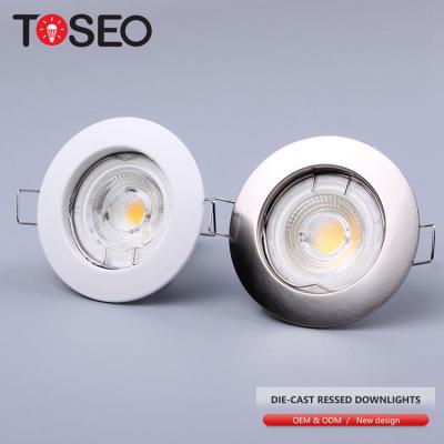 Cina GU10 Downlights messo basso per il taglio 63mm di mostra dell'ufficio in vendita