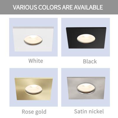Cina Il soffitto bianco del bagno del nero IP65 mette in luce il CA 220 - 240V Cri90 RoHS ha approvato in vendita