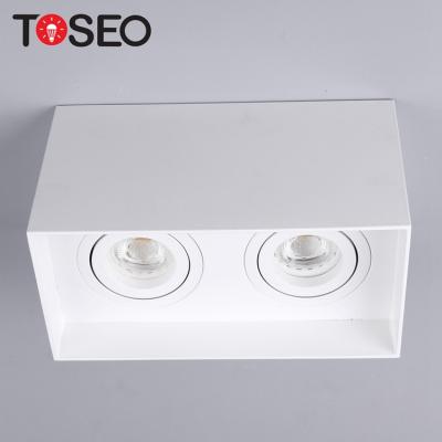 Cina Doppia testa Downlight, montaggi montati di superficie della falsa squadra della luce del LED in vendita
