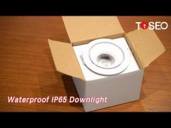 Aluminum Waterproof IP65 Downlight LED GU10 Anti Glare Recessed