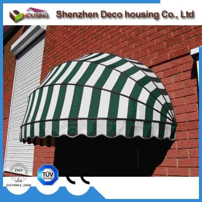 China Manual window dome awning/Half round awning/Aluminum awning window for sale