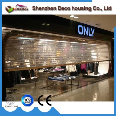 China PVC Roller shutters/polycarbonate clear rolling shutters/High perspective roller shutters for sale