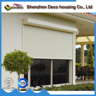 China Rolling shutter type manual/automatic operation aluminum roller shutter door for sale