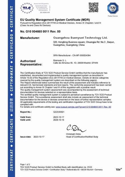  - Guangzhou Suenyuet Technology Limited