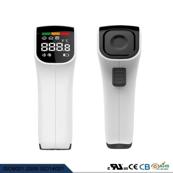 Quality 0.1.C Resolution Digital Infrared Thermometer With Fever Alarm 3 Color Backlight for sale
