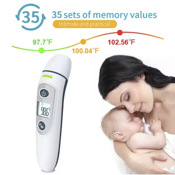 Quality 1 Second Touchless Forehead Thermometer 3 - 5cm Measuring Distance for sale