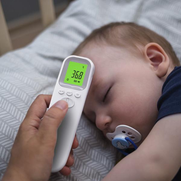 Quality Small Electronic Baby Forehead Thermometer Non Contact 3-5cm With Stable And for sale