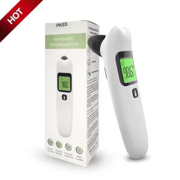 Quality 3VDC Non Contact Digital Baby Forehead Thermometer IP20 With Fever Alarm for sale