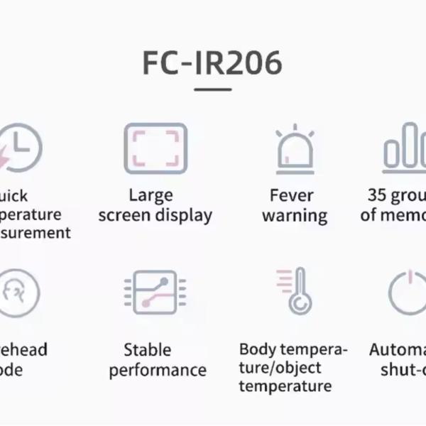 Quality ±0.2℃/0.4℉ Accuracy Portable Body Scan Thermometer 3VDC For Adults And Children for sale