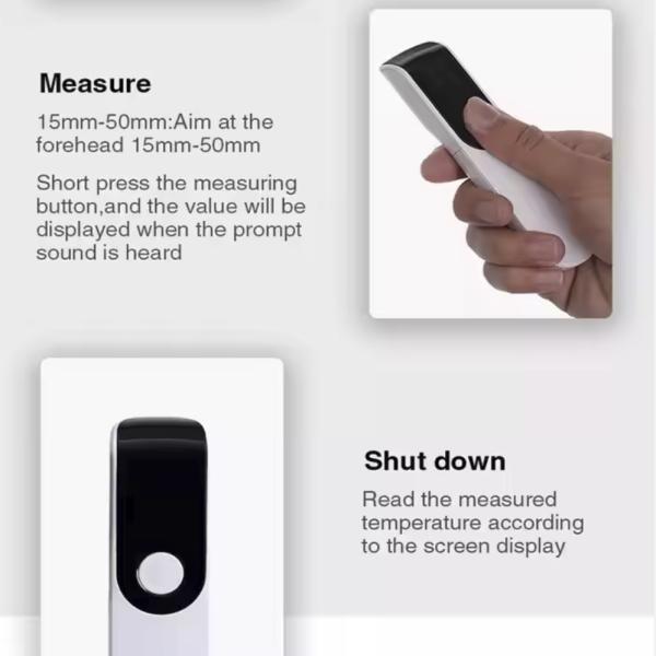Quality 1 - 3cm Measuring Portable Body Infrared Thermometer With 3VDC Power Supply for sale