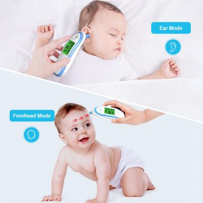 China ℃ / °F Switchable Forehead Thermometer LCD Backlit Display With Memory Function for sale