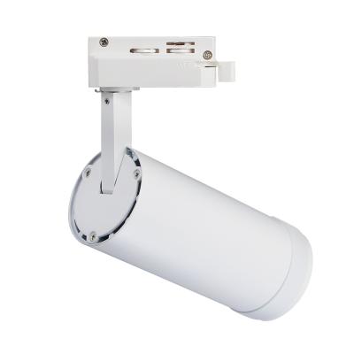 Cina dimmable led track lights 35w Zoomable 15°-55° adjustable black white Zoomable 90Ra 100LM/W modern lighting in vendita