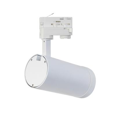 Cina dimmable led track lights 35w Zoomable 15°-55° adjustable black white Zoomable 90Ra 100LM/W modern lighting in vendita