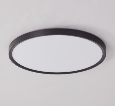 China Anti Glare Ceiling LED Panel Light 3 colors changing Ceiling mounted 400mm 32W 3200LM IP42 80Ra built in driver en venta