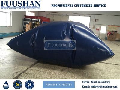China Fuushan PVC tarpaulin foldabe 2m3 big bag for storage chemical, minerals, food for sale