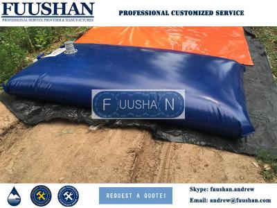 China Fuushan Home Use Collapsible Plastic 10000 L Irrigation  Pillow Water Tank for sale