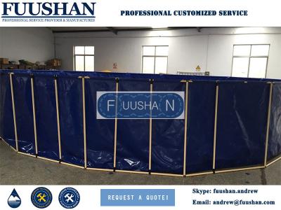 Китай Холст ПВК Фуушан Роунд&Скваре складный складывая садки для рыбы Кои продается