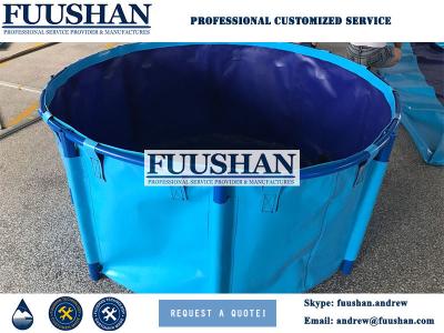 Китай Танк транспорта рыб рыбоводческого хозяйства ткани ПВК Фуушан Роунд&Скваре складный продается