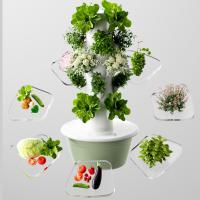 China Customized Soilless System Multi-layers Hydroponic Growing Tower for sale