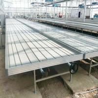 China Ebb Flow Nursery Movable Abs Flood Rolling Bench Grow Table for sale