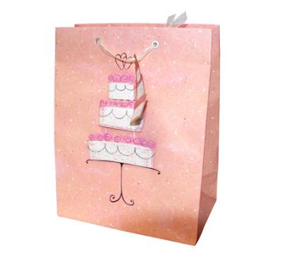 China pink paper bags for sale