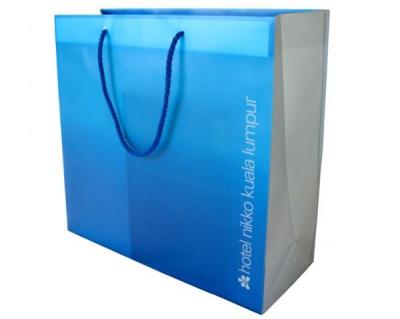 China paper bags own logo twisted for sale