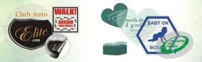 China clear vinyl stickers for sale