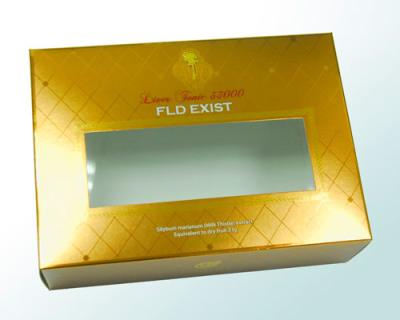 China embossing logo paper box for sale