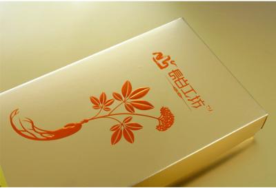 China gold paper box for sale